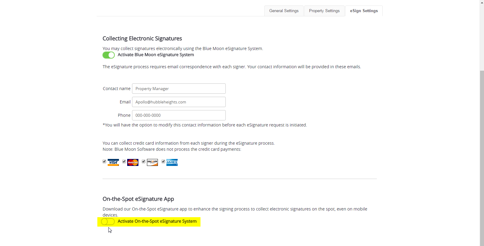 Blue Moon Software - Forms Online Help
