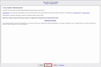 Blue Moon Software - Forms Online Help